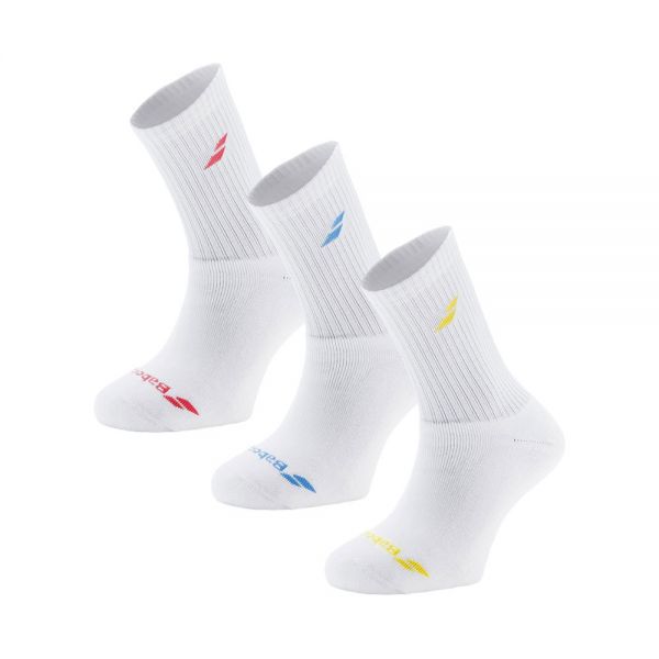 CALCETINES BABOLAT 3 PAIRS PACK BLANCO | Pack de 3 pares