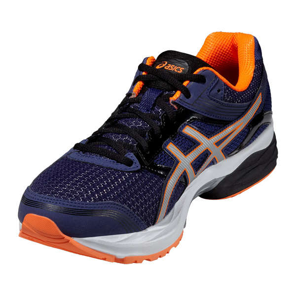 ZAPATILLAS ASICS GEL PULSE 7 AZULES Y NARANJAS - PADELVIP